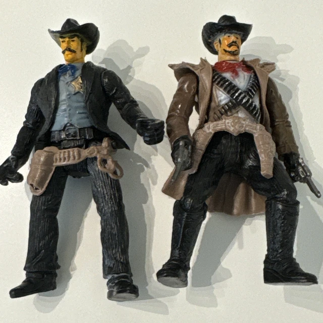 CHAP MEI TRUE Heroes Lot of 2 Wild West Western Cowboys 4" Action ...