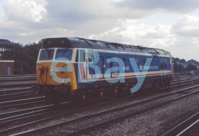 35MM RAILWAY SLIDE of Class 50 50023 @ Reading August 1987 Copyright to ...