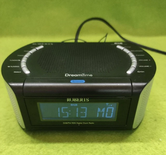 ROBERTS DREAMTIME DAB FM RDS Digital Radio Bedside Alarm Clock £14.95 ...