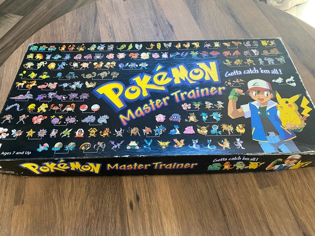 VINTAGE POKEMON MASTER Trainer Board Game 1999 Missing 1 chip and ...