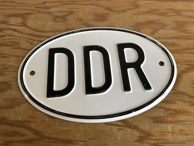 RARE NOS DDR Original East Germany / German Country Code Badge - Empire ...