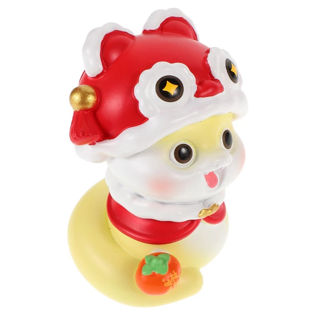 CHINESE SNAKE FIGURE Lunar New Year 2025 Snake Fortune Resin Mini ...