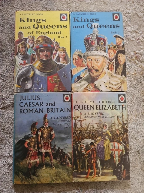 4 Ladybird Books Series 561 L Du Garde Peach Adventure From History Kings M2 £2495 Picclick Uk
