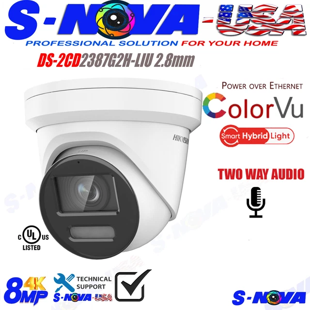 HIKVISION 4K 8MP/4MP DS-2CD2387G2H-LIU DS-2CD2347G2H- Smart Hybrid Light MIC $325.35 - PicClick AU