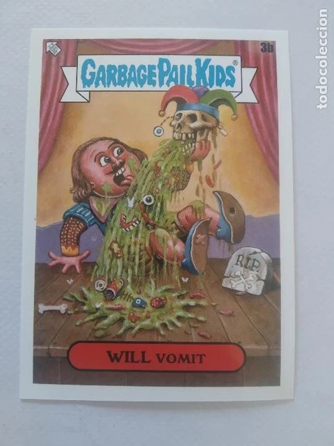 GARBAGE PAIL KIDS Book Worms # 3B - Will Vomit - Usa 2022 Topps - Gpk ...