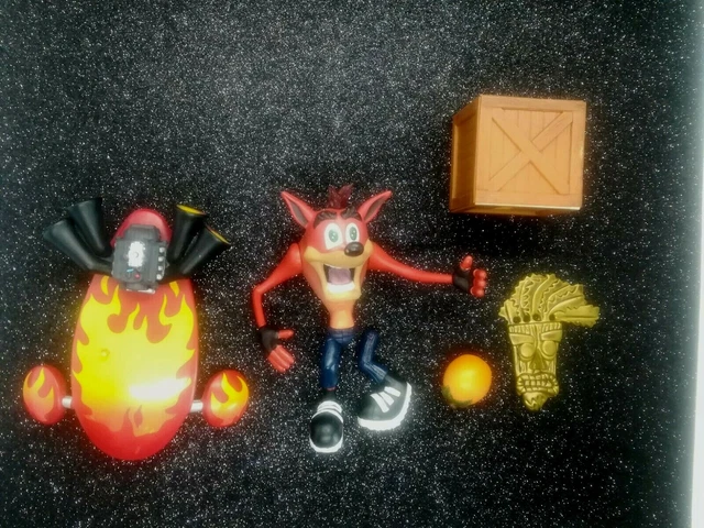 CRASH BANDICOOT JET BOARD figure 1998 RARA RESAURUS videogioco ...