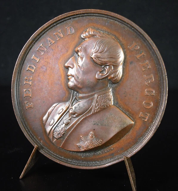 MÉDAILLE FERDINAND PIERCOT sc Emile Tasset Belgique politique Liège ...