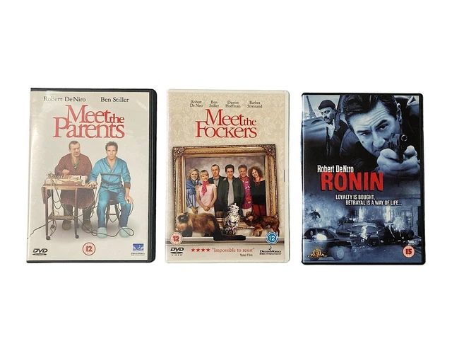 (SET OF 3X) Robert De Niro Movies DVD Bundle: Ronin, Meet the Fockers ...