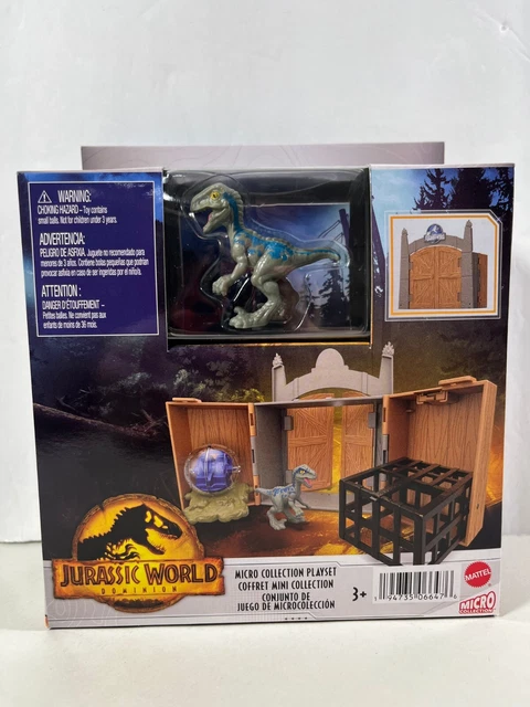 MATTEL JURASSIC WORLD Dominion Micro Collection Playset with ...