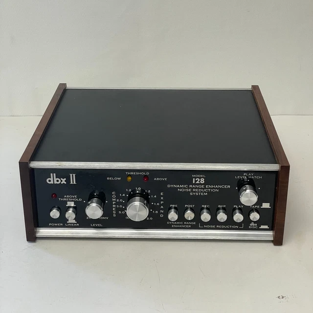 DBX II MODEL 128 Dynamic Range Enhancer Noise Reduction System w/ Box £ ...
