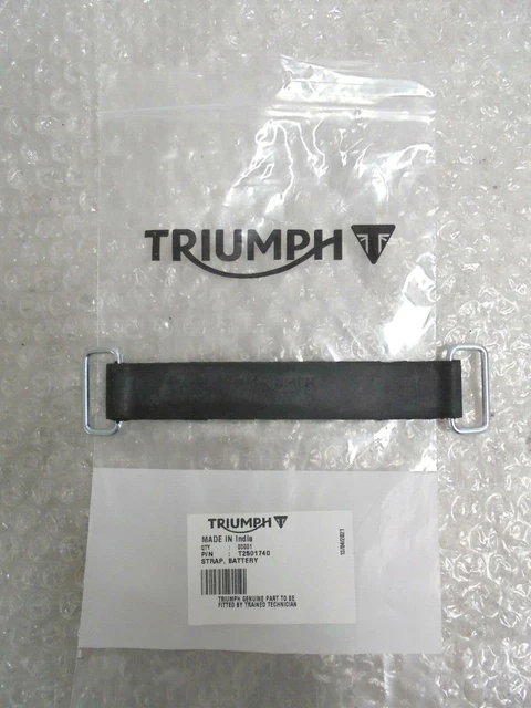 TRIUMPH STREET TRIPLE Daytona Thunderbird Tiger Rocket Battery Strap ...