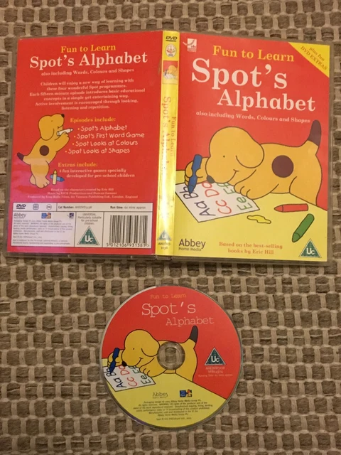 FUN TO LEARN: Spot's Alphabet (Region 2 DVD) £8.99 - PicClick UK
