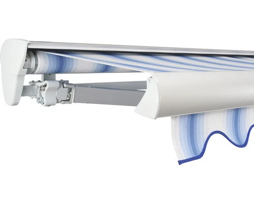 SOLUNA HALBKASSETTENMARKISE CLASSIC 3,5x3 Stoff Dessin 320234 Gestell ...