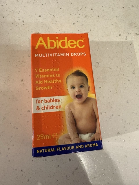 ABIDEC MULTIVITAMIN DROPS For Babies and Children - 25ml £0.99 ...