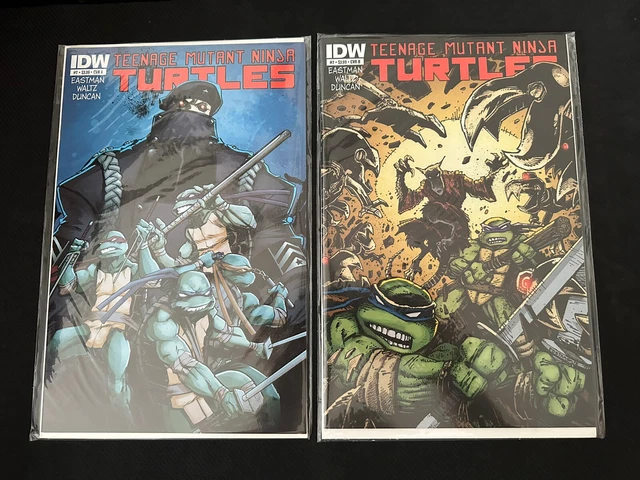 TEENAGE MUTANT NINJA Turtles 7 Tmnt 1:5 Cover A & B Variant Idw 2012 ...