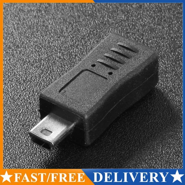 MINI USB 5PIN Male to Micro USB Female T Shape V3 to V8 Adapter ...