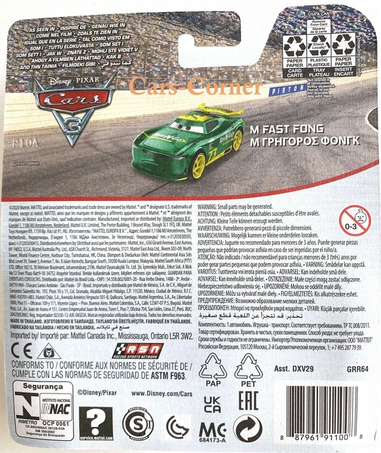 DISNEY PIXAR CARS 3 M Fast Fong aka. Rev-N-Go No.73 Next Generation ...