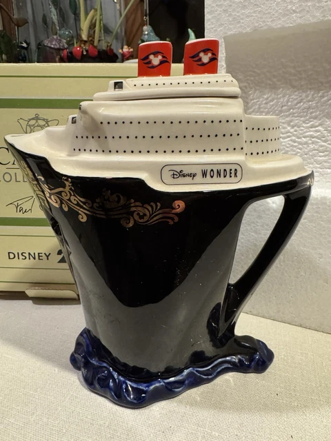 EXTREMELY RARE DISNEY Magic Cruise Ship Teapot, Designed By Paul Cardew ...