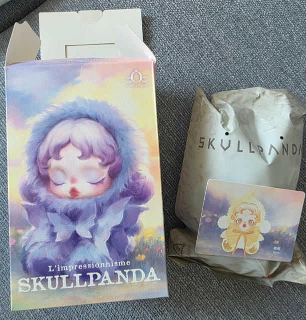 ORIGINAL POPMART SKULLPANDA skull panda Dawn L’impressionnisme POP MART ...