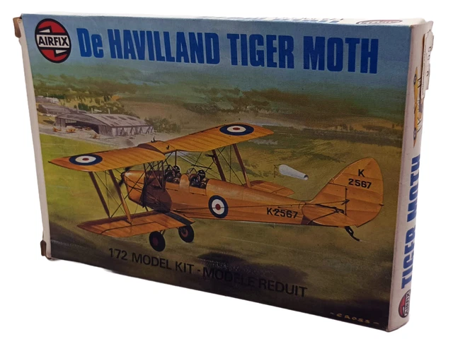 AIRFIX DE HAVILLAND Tiger Moth Model Kit £15.00 - PicClick UK