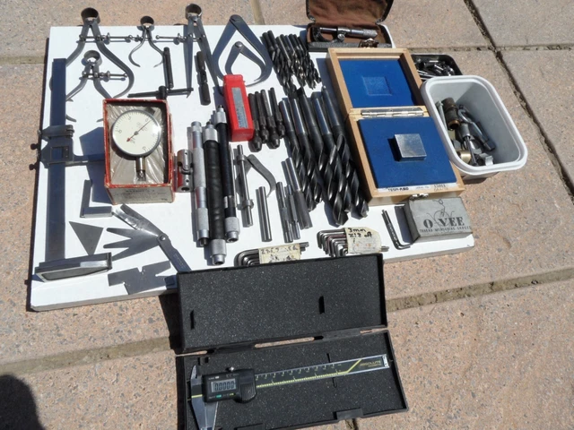 LARGE JOB LOT Of Engineering Tools,Lathes,Milling,Model Engineering. £ ...