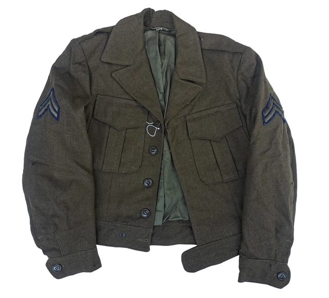 VINATGE US ARMY Post WW2 1946 Pattern Ike Jacket 1940s Dated Korean War ...
