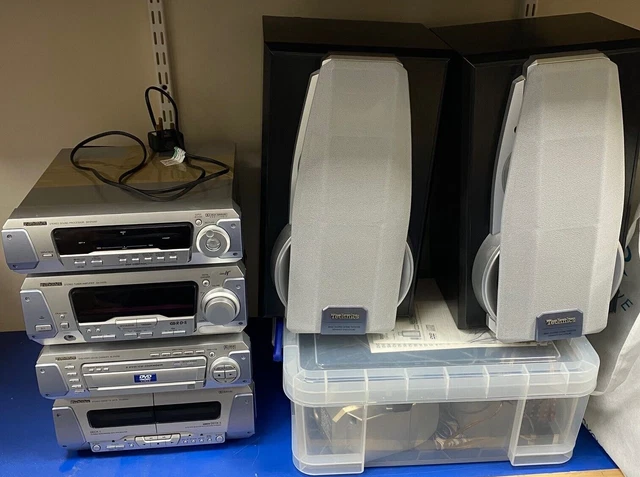 TECHNICS SA-DV250 STEREO Stack System HiFi Separates Surround Speakers ...