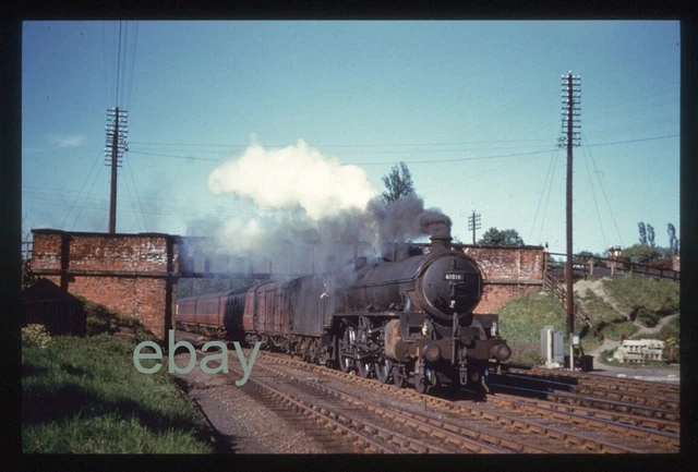 35MM SLIDE - ex LNER B1 - 61016 'Impala' at Chaloners Whin w/ up ...