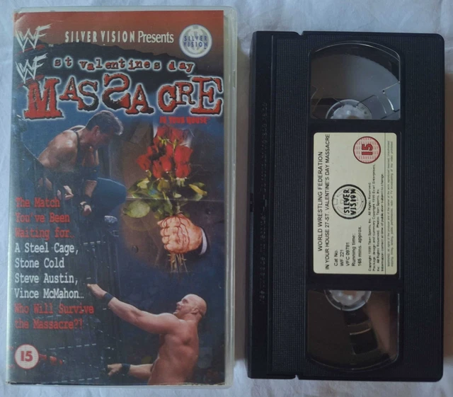 WWF ST VALENTINE'S Day Massacre VHS Video - Original UK version ...