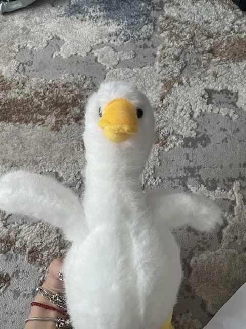 LARGE WHITE GOOSE Plush Toy Cute Stuffed Animal Excellent white £6.99 ...