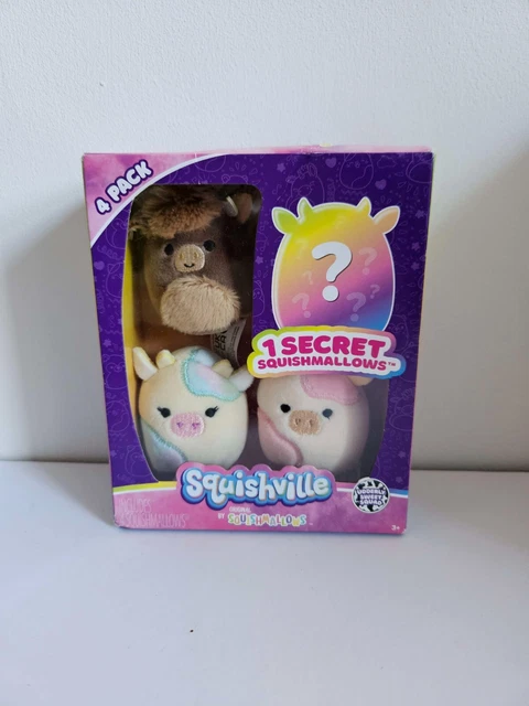 SQUISHMALLOWS SQUISHVILLE COW udderly sweet squad mini 2.5inch £21.99 ...
