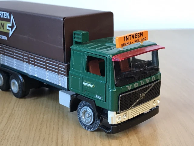 TEKNO VOLVO F1225 With Intveen Livery And Draw Bar Trailer EUR 65,53 ...