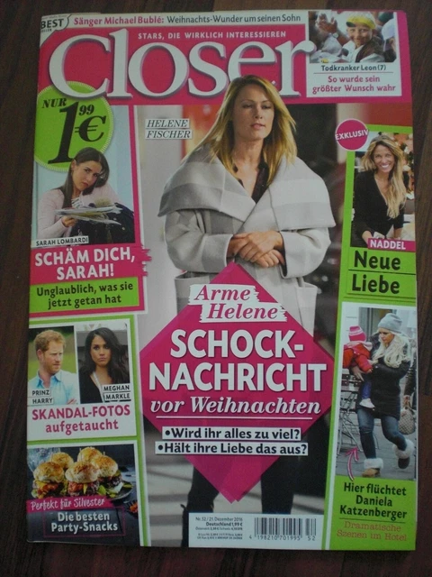 CLOSER HELENE FISCHER Daniela Katzenberger Heidi Klum Fürstin Charlene ...