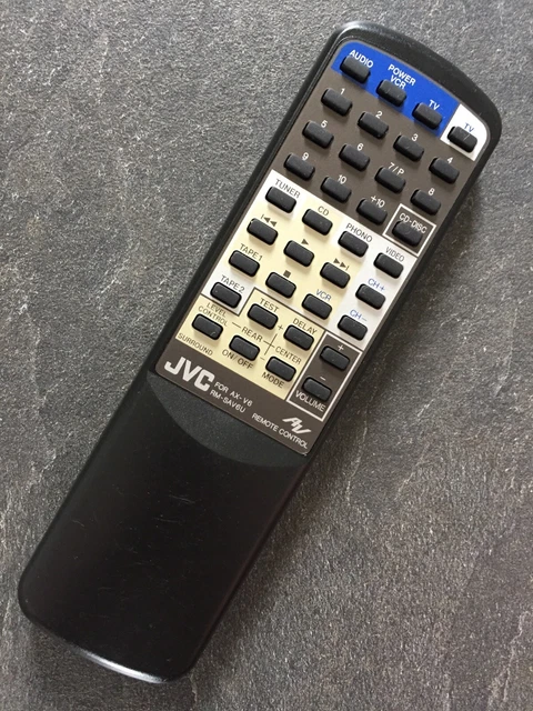 JVC RM-SAV6U VOLLVERSTÄRKER Ax-V6 Original Fernbedienung Gereinigt ...