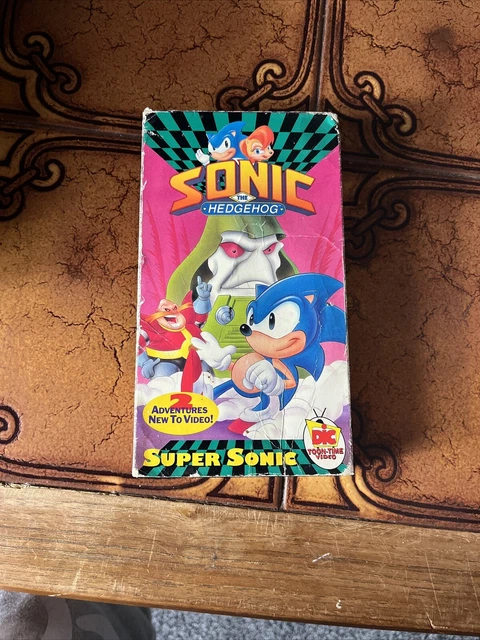 SONIC THE HEDGEHOG Super Sonic VHS 1994 DIC Toon Time Video 2 ...