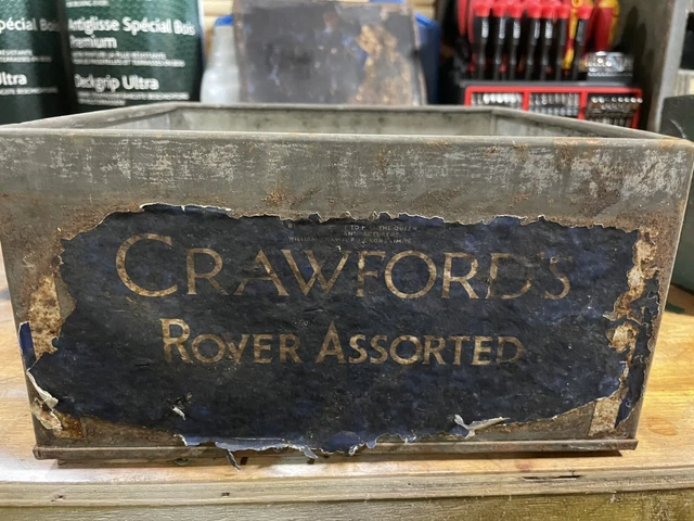 VERY RARE VINTAGE Crawfords Assorted Rover Biscuit Tin £150.00 ...