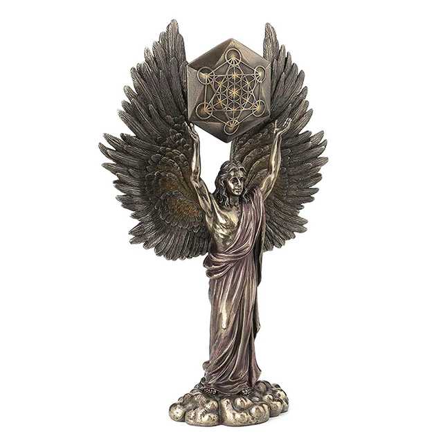 TALMUDIC JUDAISM METATRON Angel Holding Sacred Flower of Life Geometric ...