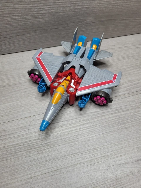 RARE TRANSFORMERS CYBERVERSE Ultra Starscream figure jet plane Hasbro ...