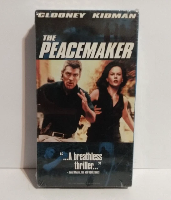 THE PEACEMAKER (VHS, 1998) George Clooney Nicole Kidman New Sealed £9. ...