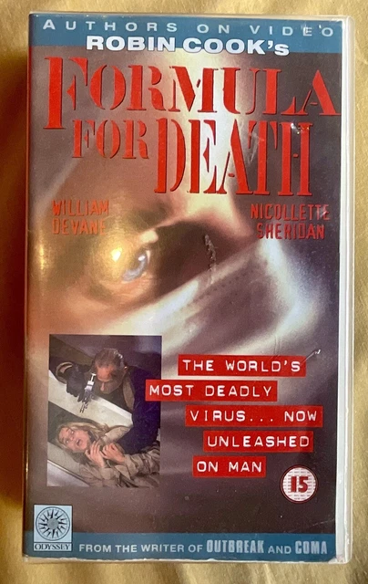 ROBIN COOK'S, FORMULA For Death, William Devane, VHS Video Tape £4.75 ...