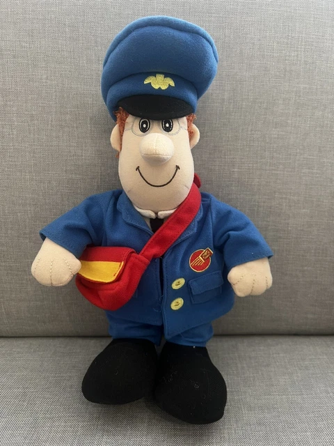 POSTMAN PAT WITH Bag Talking Soft Plush Toy 12 inch tall Woodland ...