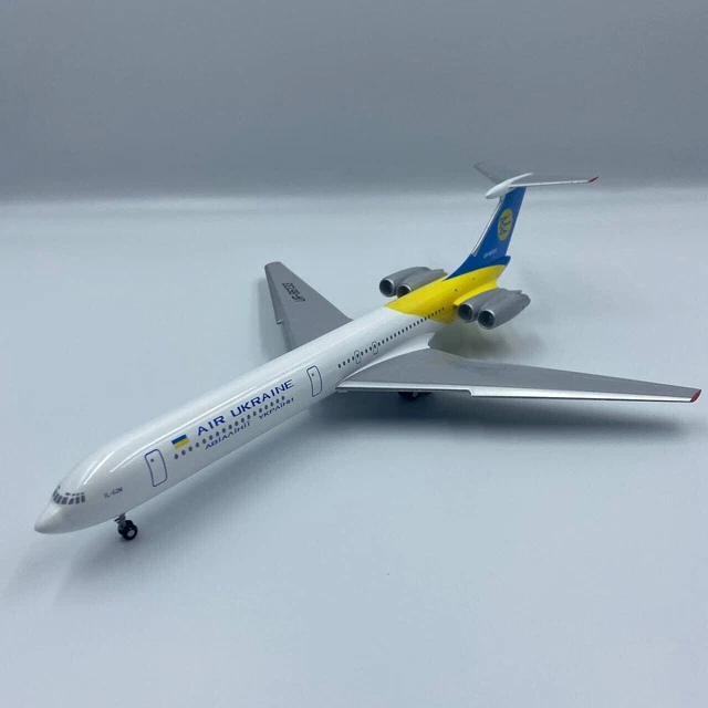 AIRCRAFT MODEL: ILYUSHIN IL-62 Air Ukraine UR-86133 scale 1/200 £95.33 ...