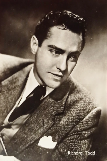 CARTOLINA CINEMA TEATRO - Attore Richard Todd - 1950 ca. EUR 9,99 ...
