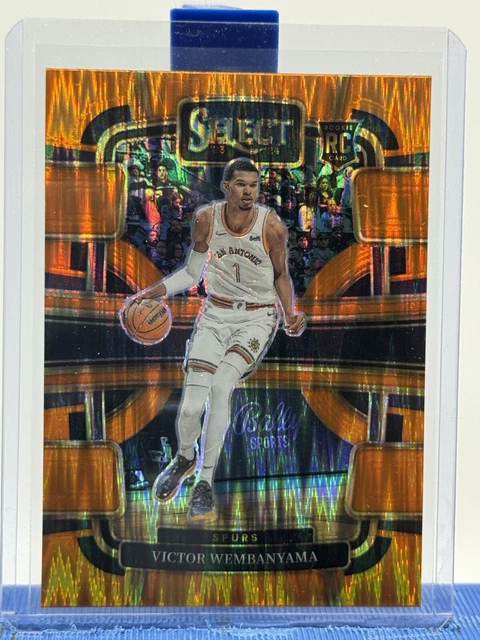 2023 VICTOR WEMBENYAMA Select flash arancione Prizm #87 Wemby Rookie ...