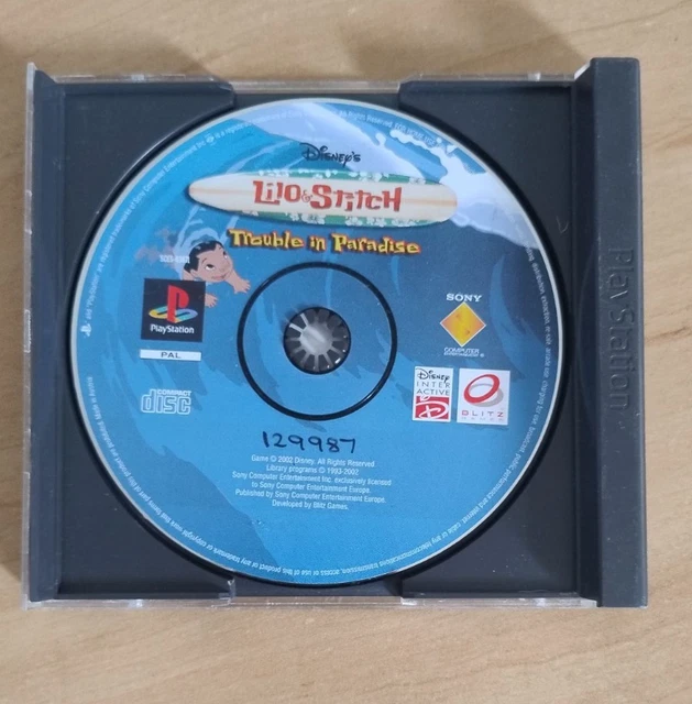 LILO & STITCH Trouble in Paradise Disney Sony PlayStation 1 2001 Black ...