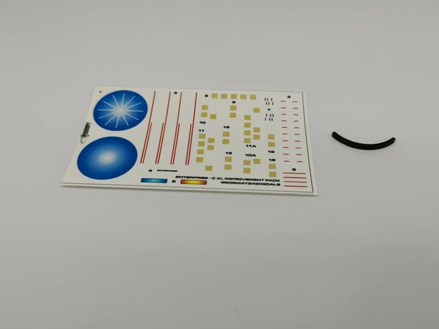 NO MODEL - AMBASSADOR CLASS XL USS ENTERPRISE-C DECALS! Star Trek ...