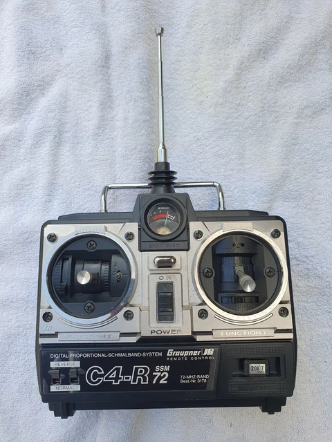 RADIOCOMMANDE RC GRAUPNER C4-R Modélisme- Télécommande Remote control ...