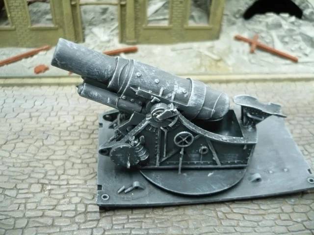 WEHRMACHT- SKODA 30,5 cm Mörser M1916 1:72 gebaut & gesupert! EUR 1,00 ...