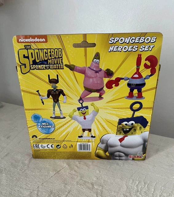 SPONGEBOB SQUAREPANTS HEROES Set Movie Figures Simba Toys Nickelodeon ...
