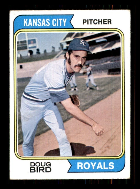 1974 BASEBALL TOPPS Doug Bird Kansas City Royals #17 RC EUR 1,66 ...